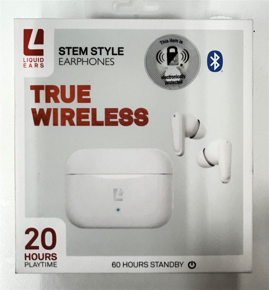 LIQUID EARS STEM STYLE True Wireless Bluetoothe Earphones 20 hrs ...