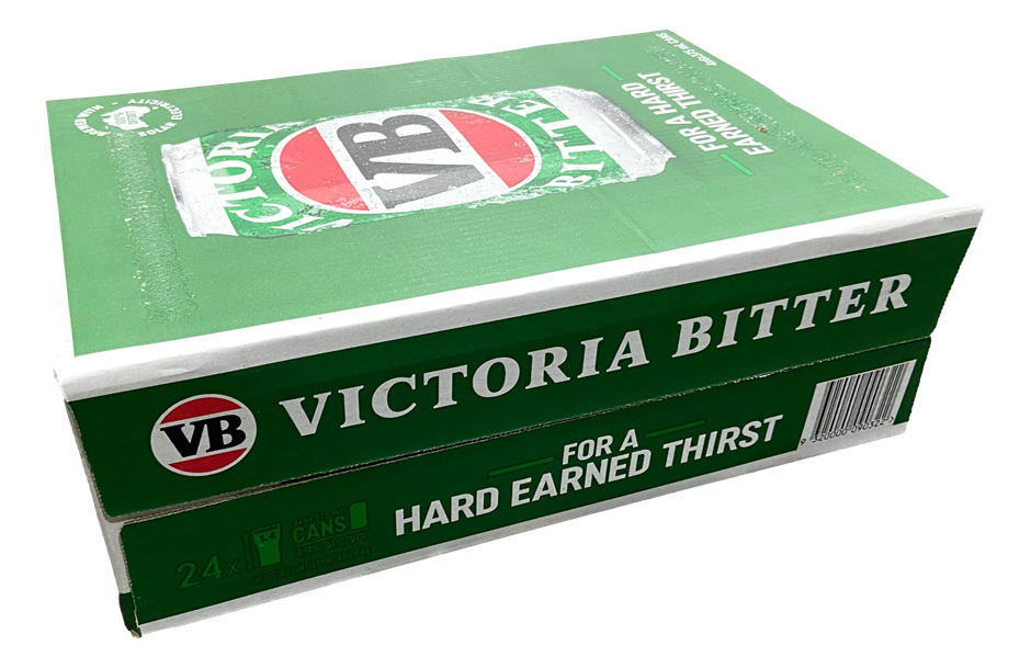 Victoria Bitter Beer Cans (24x 375mL) QLD Auction (0019-10730825 ...