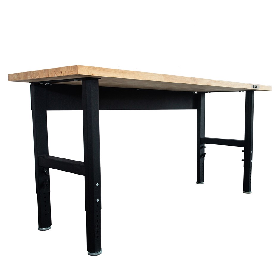 CAT Timber Workbench with Metal Frame - 1830mm x 635mm Auction (0007 ...