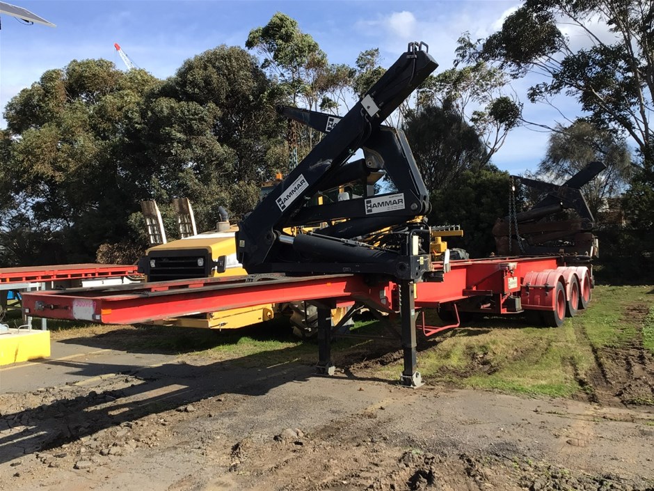 2005 Hammar Side Lifter Triaxle Side Lifter Trailer Auction (0009 ...