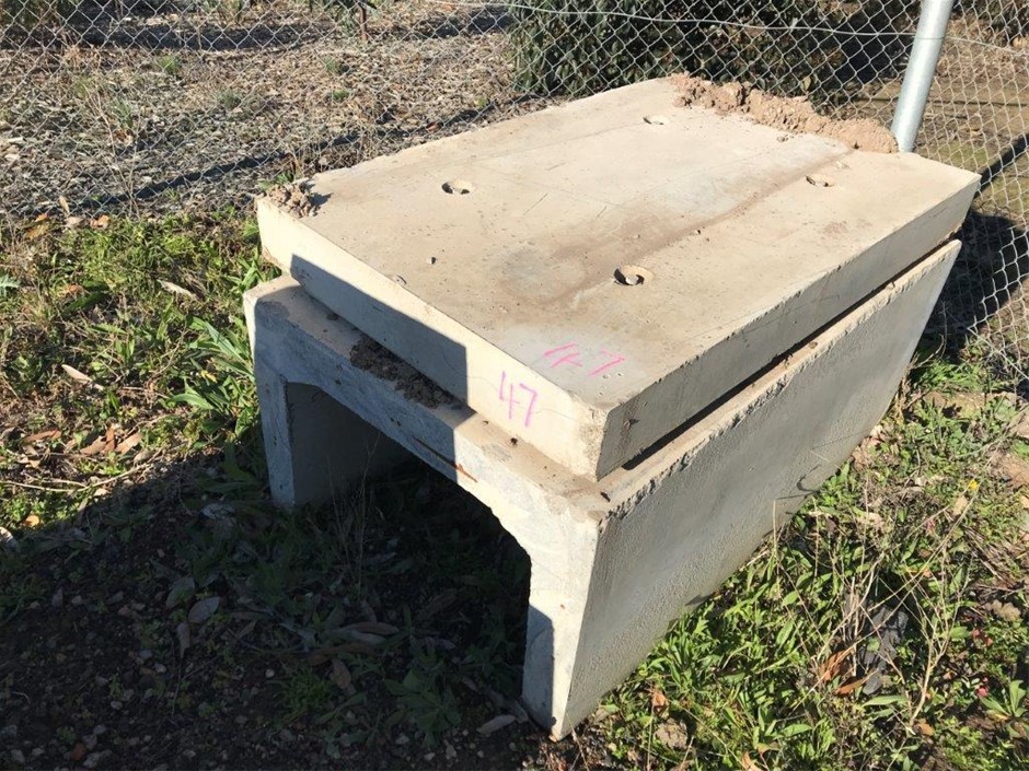 1x Concrete Culvert with Lid Auction (0047-3030224) | Grays Australia
