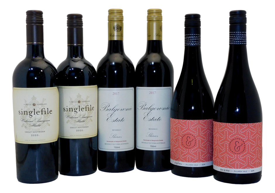 Mixed Pack of Wine (6x 750mL) Auction (0045-10730258) | Grays Australia