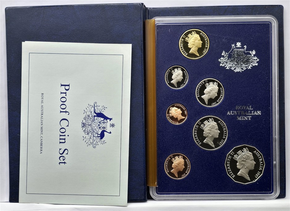 1987 ROYAL AUSTRALIAN MINT PROOF COIN SET Auction (0010-2561006 ...