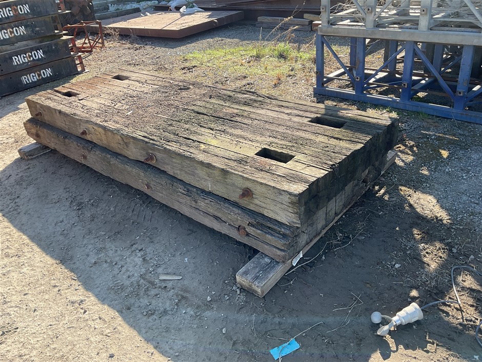 2x Wooden Bog Mats Auction (0169-3029957) | Grays Australia