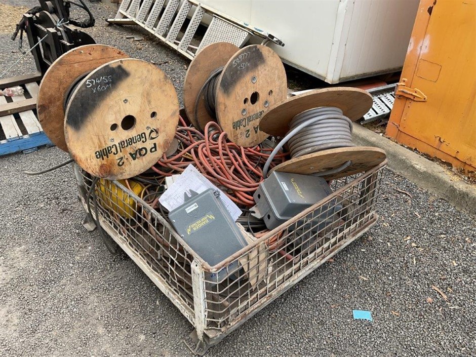 Stillage of Assorted Electrical Cable Equipment Auction (0123-3029957 ...