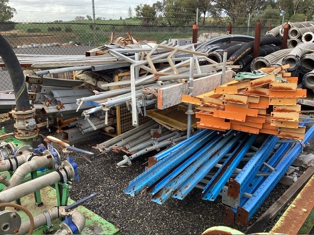 Scrap Metal Posts and Racking Auction (0085-9053047) | Grays Australia