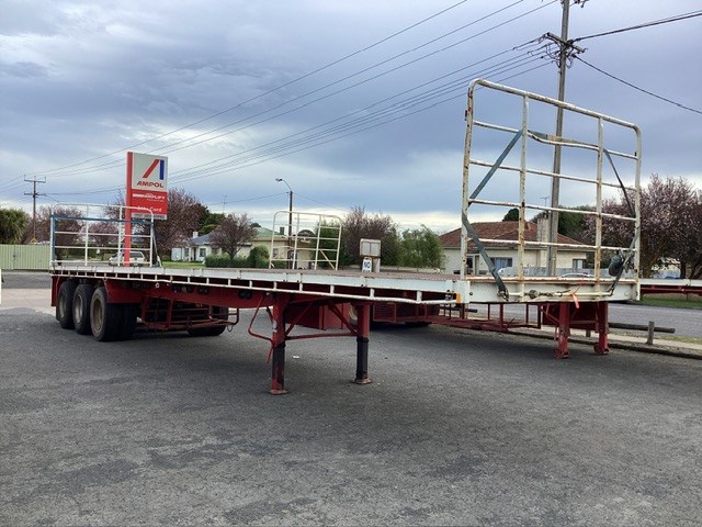 1996 Freighter Australia ST3 Triaxle Flat Top Lead Trailer Auction (0008-8019089) | Grays Australia