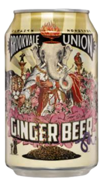 Brookvale Union Ginger Beer Cans (24x 330mL) Aus. Auction (0003 ...
