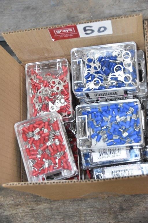 Quantity Of Assorted Quick Crimp Electrical Terminals Auction (0050 ...