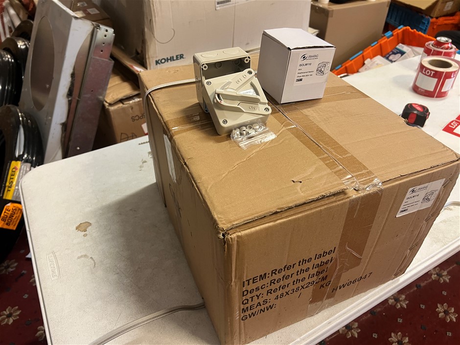 Box of JinHang Weatherproof Switches Auction (0486-3030090) | Grays ...