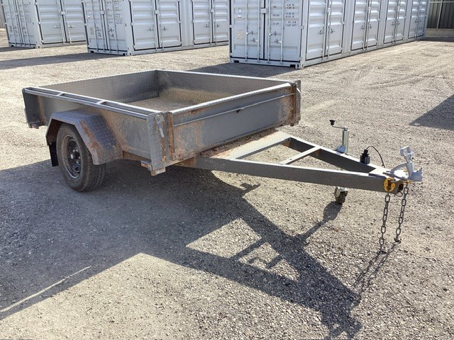2004 Basic Trailers Box 7x5 Single Box Trailer Auction (0026-8019154 ...
