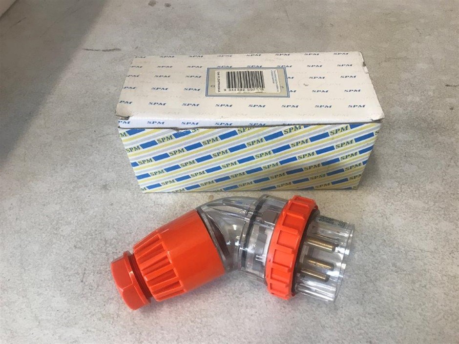 1x Carton of SPM Angled 415V Plugs Auction (0622-3030174) | Grays Australia