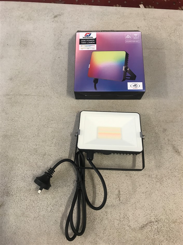 1x Warom 20W LED Smart Flood Light Auction (0634-3030174) | Grays Australia