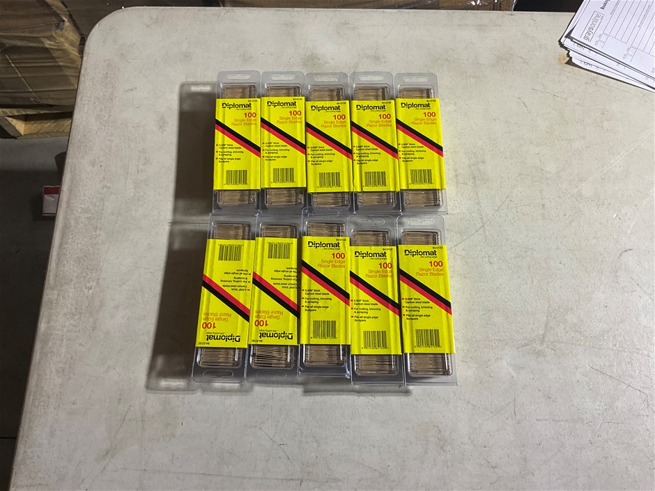 10x Diplomat Blade Packets Auction (0014-3030226) | Grays Australia