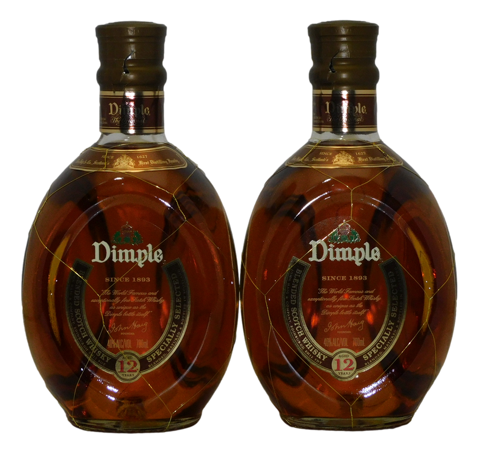 Dimple 12 Year Old Blended Scotch Whisky (2x 700mL). Scotland. Auction ...