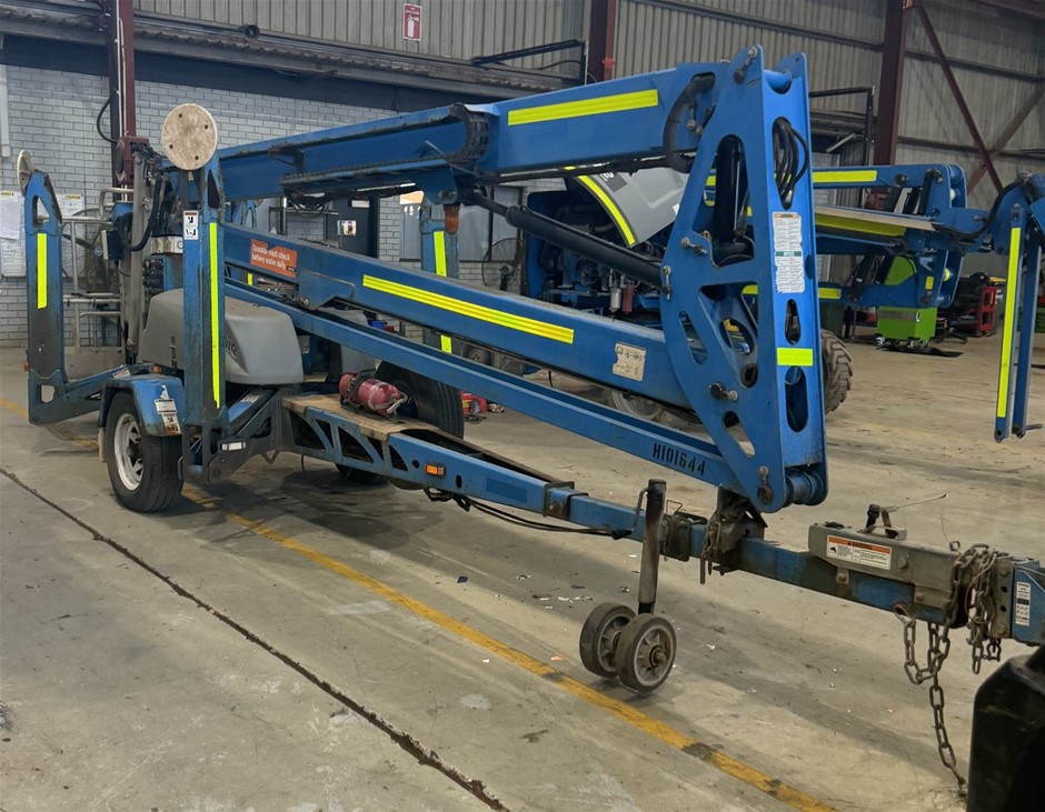 2014 Genie TZ50 Trailer Mounted Boom - 50ft (15.0m) - Electric ...