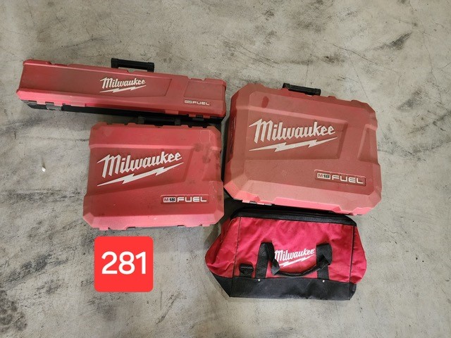 Assorted Milwaukee Cases Auction (0281-5057787) | Grays Australia