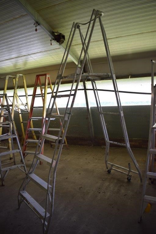 Allweld Aluminium Platform Step Ladder Auction (0009-9053921) | Grays ...