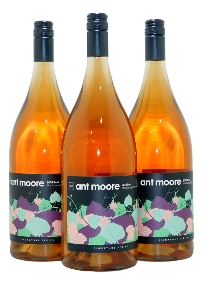 Ant Moore Rosé 2018 Marlborough NZ 1500mL (3x 1500mL). Auction (0002 ...