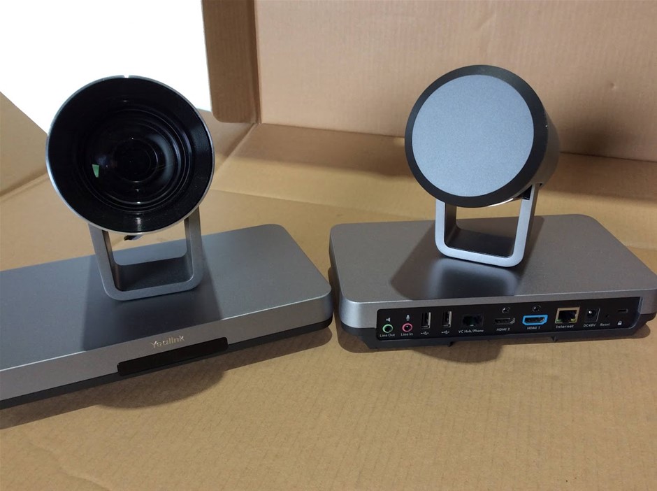 Yealink UVC80 USB PTZ Camera *2 Auction (0010-2561054) | Grays Australia
