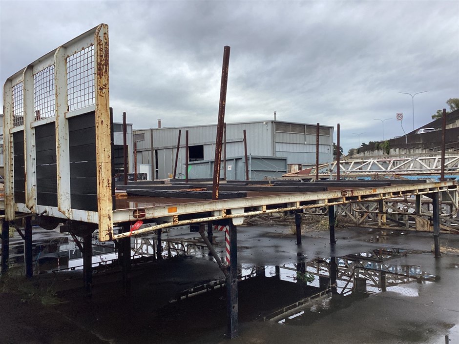 Demountable Reverse Under Flat Top Truck Tray Auction (0025-7053985 ...