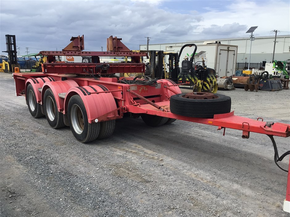 2009 Barker Trailers Heavy Duty Triaxle Dolly Jinker Trailer Auction ...