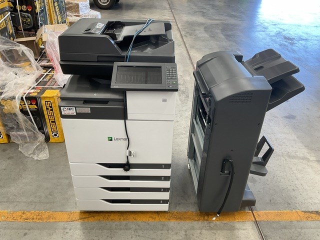 Lexmark XC9255 Printer With A Lexmark 26Z0082 Paper Feeder Auction ...