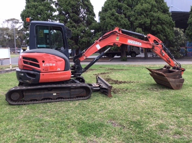 Kubota U55-4 Hydraulic Excavator Auction (0008-5057816) | Grays Australia