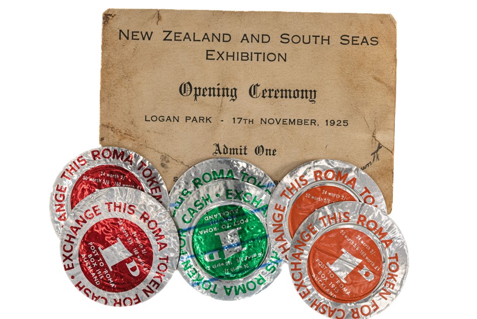 7 x NZ assorted tokens/ticket incl. 6 x '1D' Exchange Tokens printed ...
