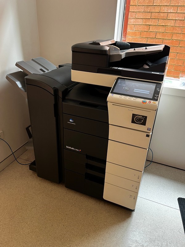 Konica Minolta Bizhub C458 Multifunction Colour Copier/Printer Auction ...