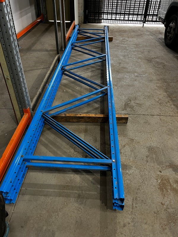 2 x Blue Dexion Pallet Racking Uprights Auction (0005-5058025) | Grays ...