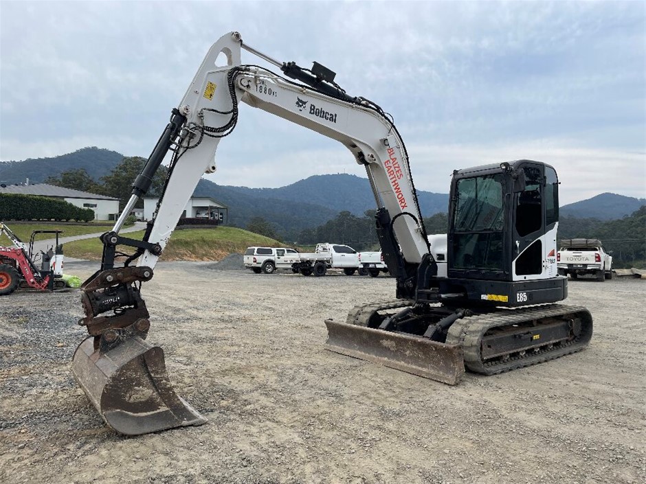 2017 Bobcat E85 Mini Excavator Auction (0001-5058065) | Grays Australia