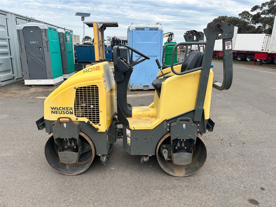 Wacker Neuson RD12A Smooth Drum Roller Auction (0001-3031607) | Grays ...