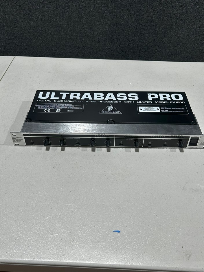 Behringer Ultrabass Pro Digital Subharmonic Bass Processor Auction (0084-5057987) | Grays Australia