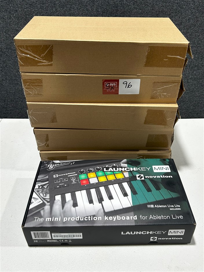 5 x Novation LaunchKey Mini Production Keyboard for Ableton Live ...