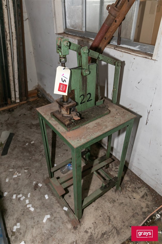 Manual Foot Press on Steel Stand Auction (0051-5058040) | Grays Australia