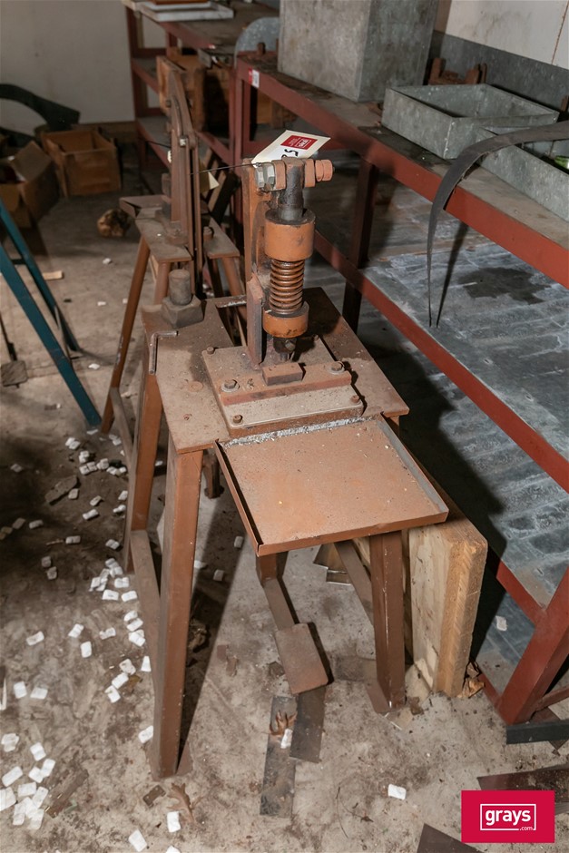 Manual Foot Press on Steel Stand Auction (0052-5058040) | Grays Australia