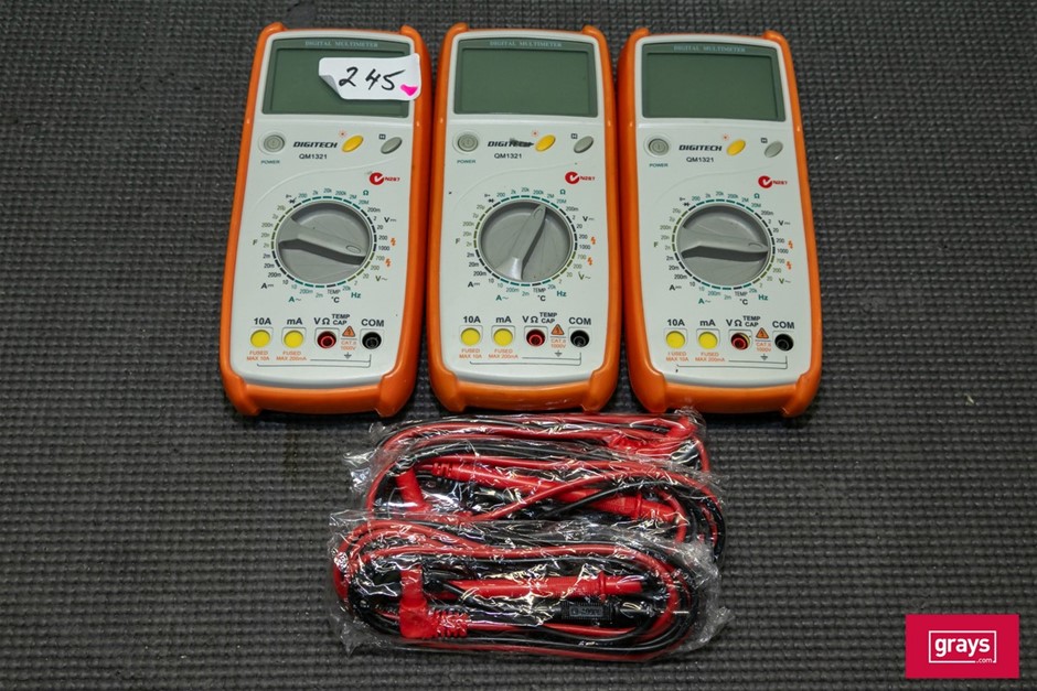 Multimeter Full Range Digital Handheld with Test Leads Auction (0245 ...