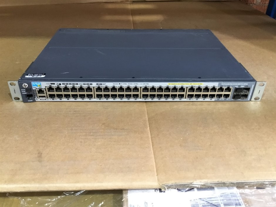 HP J9729A (RSVLC-1201B) 48-Port Managed Gigabit Switch Auction (0008 ...