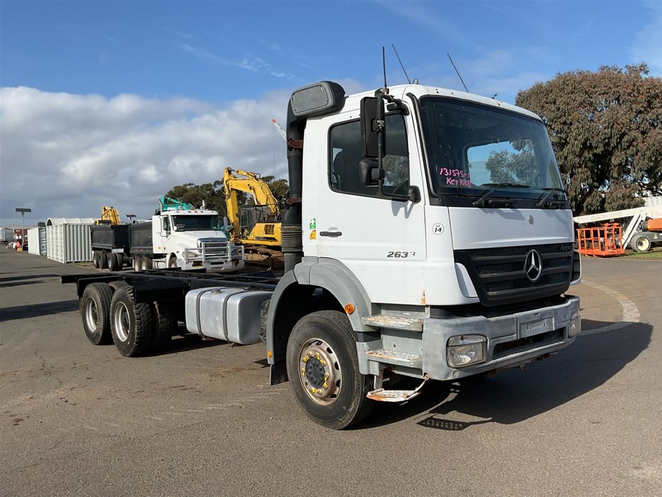 2007 Mercedes Benz Axor 2633 6 x 4 Cab Chassis Truck Auction (0001 ...