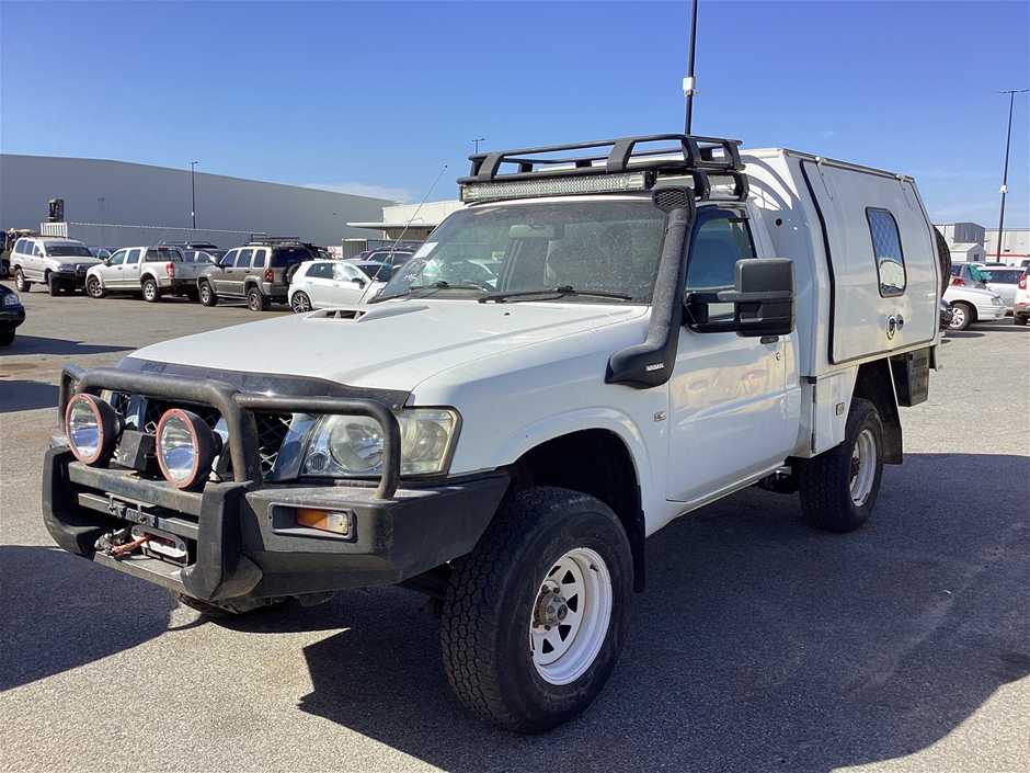 2008 Nissan Patrol DX Turbo Leaf Cab GU Turbo Diesel Manual Cab Chassis ...