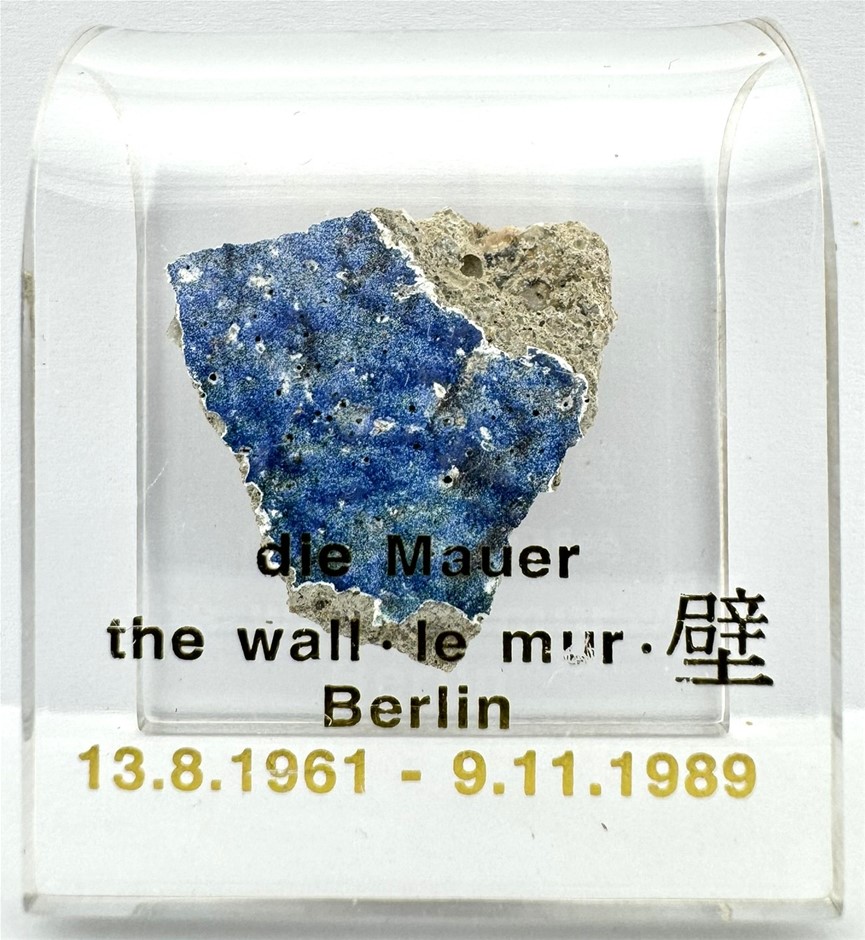 BERLIN WALL FRAGMENT FROM WEST GERMAN FACING GRAFFITI ART SECTION ...