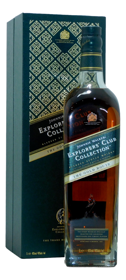 Johnnie Walker Explorers Club Collection The Gold Route Display Box (1x ...