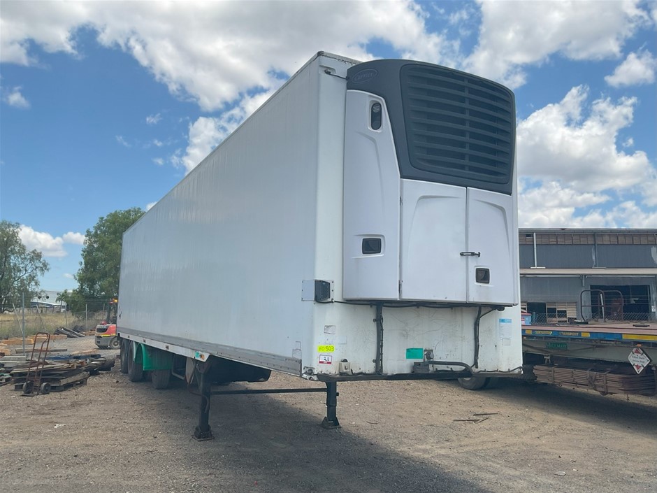 1999 FTE Triaxle Refrigerated Trailer Auction (0021-7054654) | Grays ...
