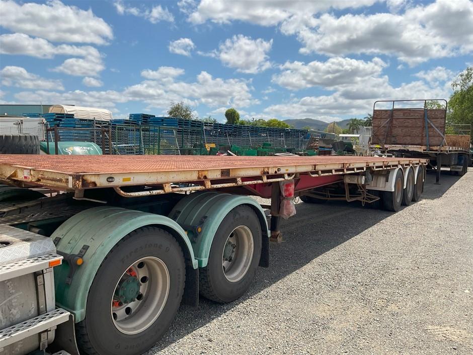 1998 Freighter ST3 Triaxle Flat Top Trailer Auction (0010-7054654) | Grays Australia