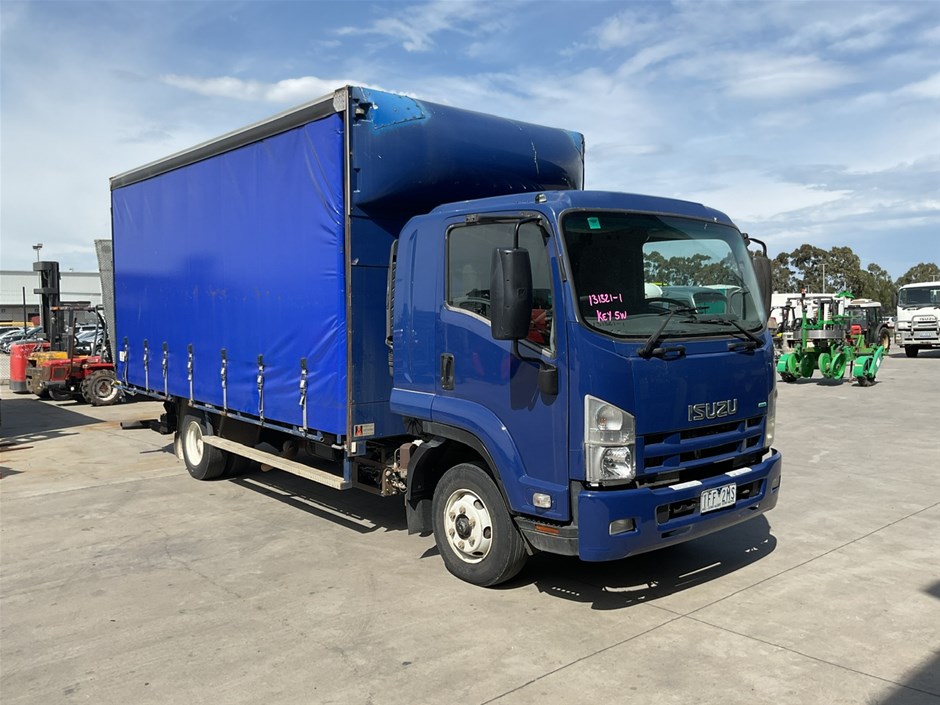 2012 Isuzu FH FRR600 4 x 2 Curtainsider Rigid Truck Auction (0002 ...