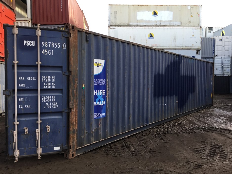 40'HC Container Auction (0005-5058445) | Grays Australia