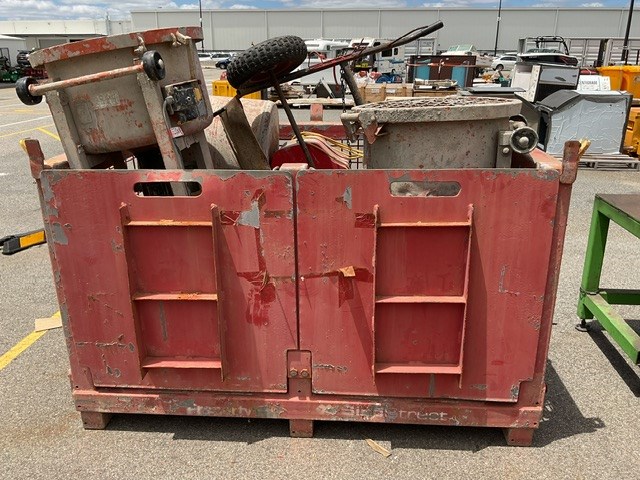 Cage Cont. 2x Cage Mixers, 1x Trolley, 1 Concrete Mixer with Stand ...