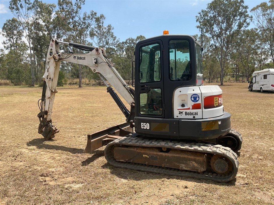 2015 Bobcat Excavator Model E50M Auction (0001-7054687) | Grays Australia
