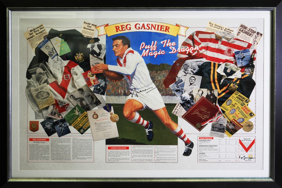 REG GASNIER SIGNED 'PUFF THE MAGIC DRAGON' 'LIMITED EDITION PRINT ...